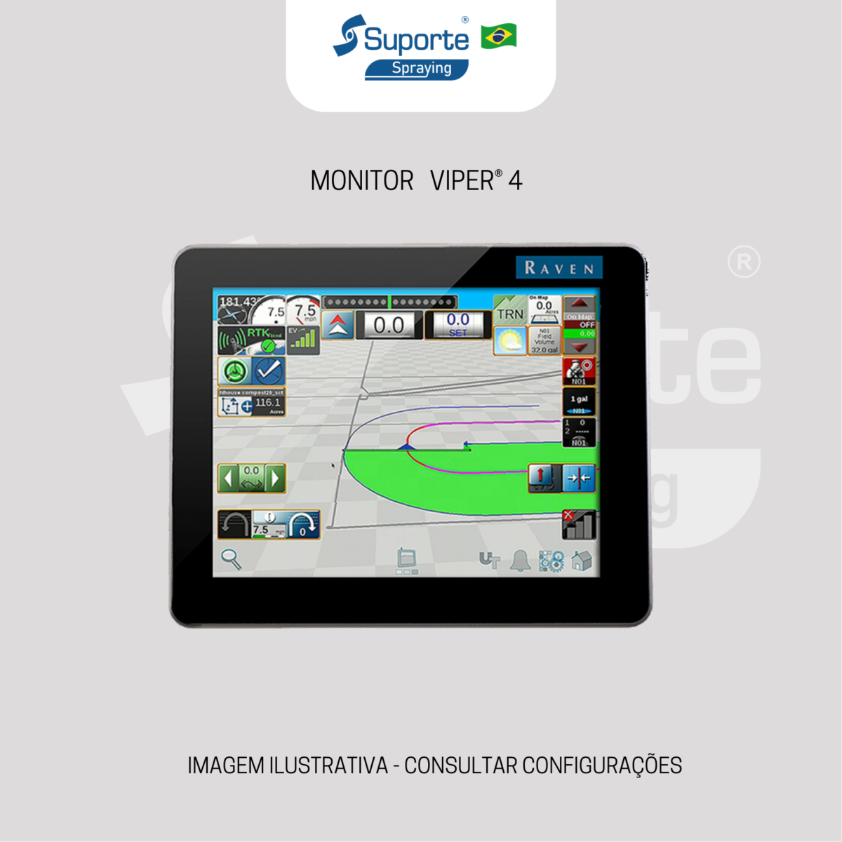 MONITOR Viper® 4 – Suporte Agrícola – Teejet Spraying